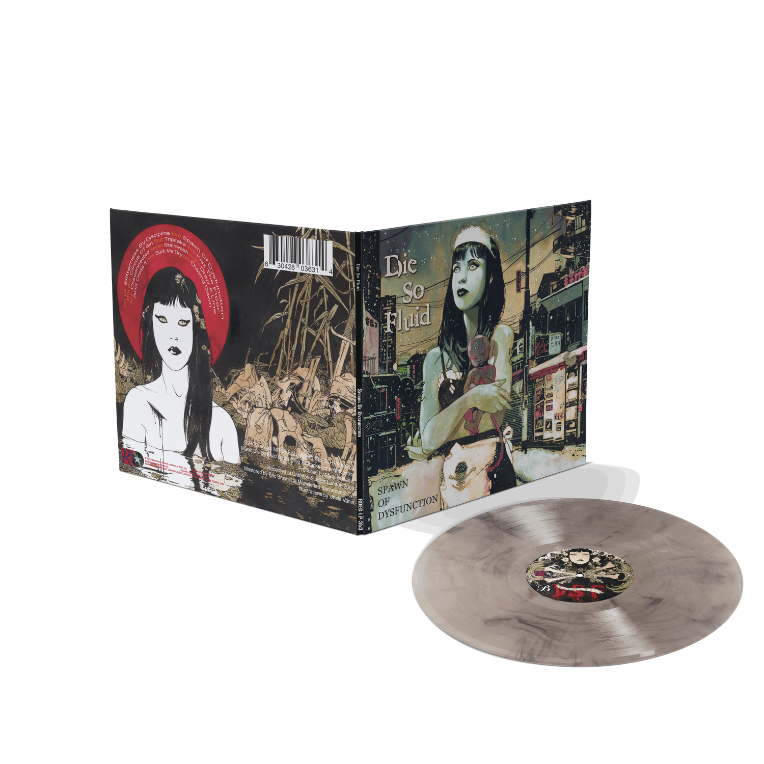 Die So Fluid - Spawn of Dysfunction [LP] Tan Smoke Marble