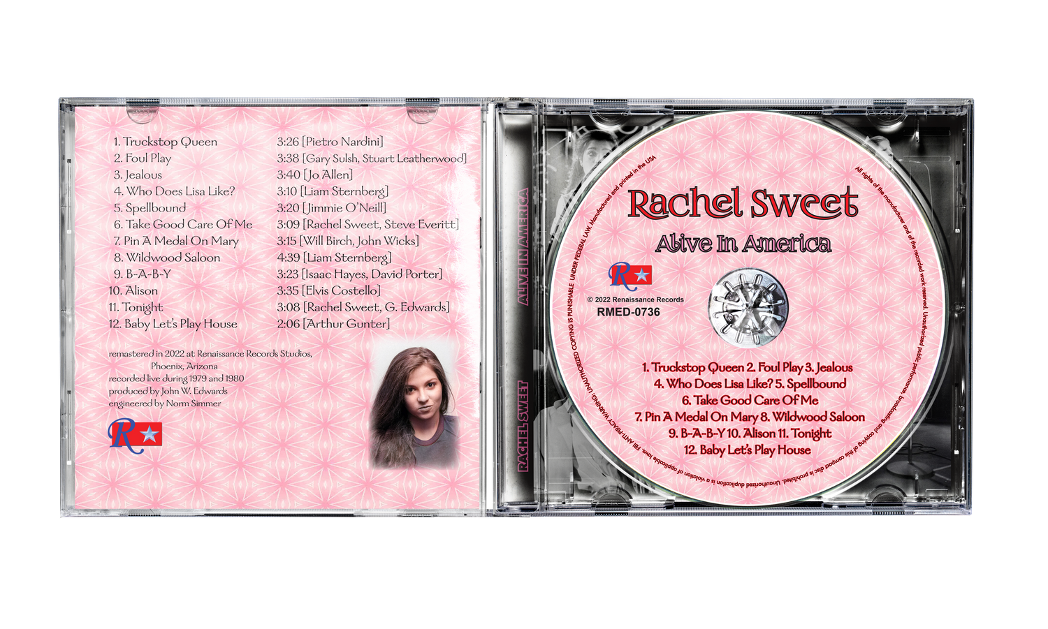 Rachel Sweet - Alive In America [CD]