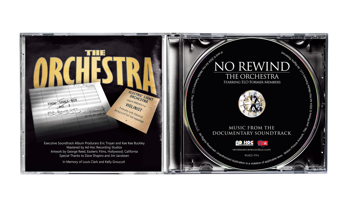 No Rewind: The Orchestra (Music from the Documentary Soundtrack) - [CD]