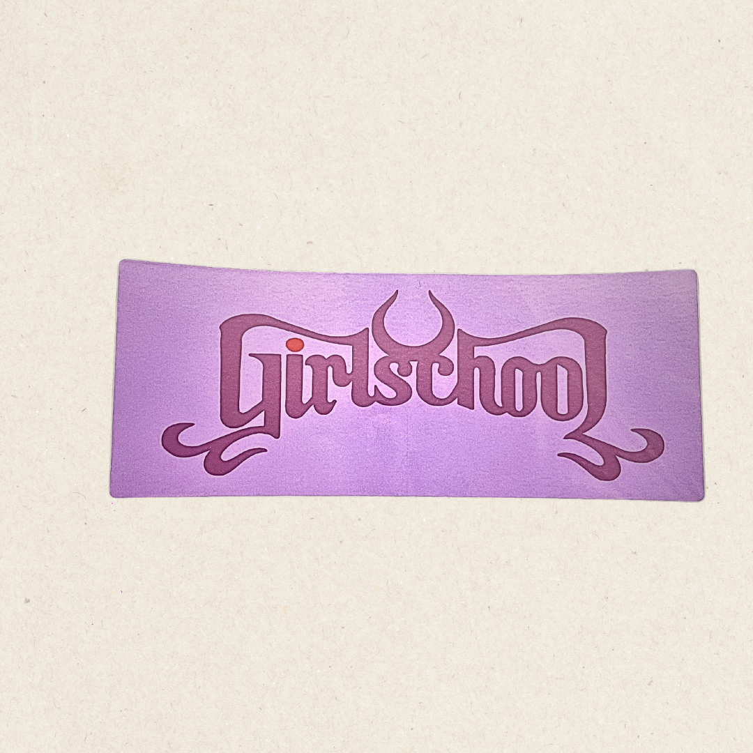 Girlschool Logo Bumper Sticker – Renaissance Records US